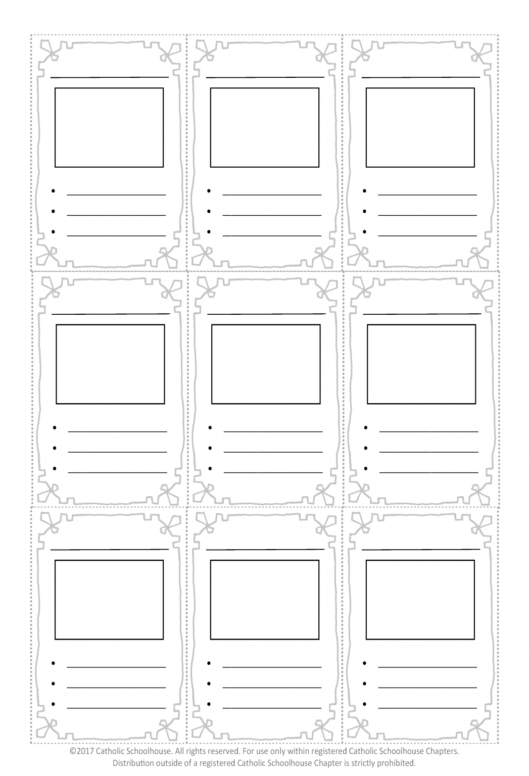 Timeline Notebooking Pages - Catholic Schoolhouse