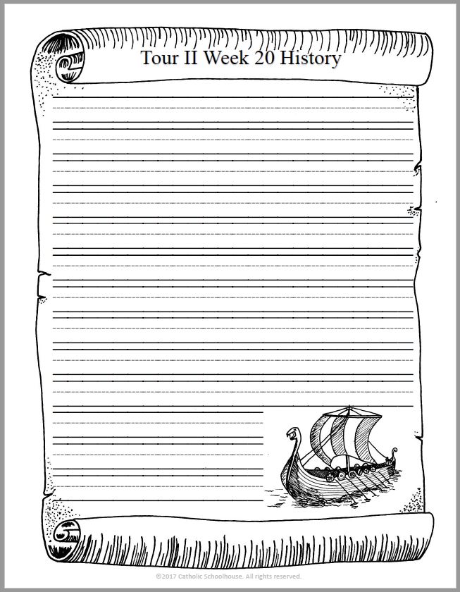 Tour II Quarter 4 History Dictation and Copywork - Catholic Schoolhouse